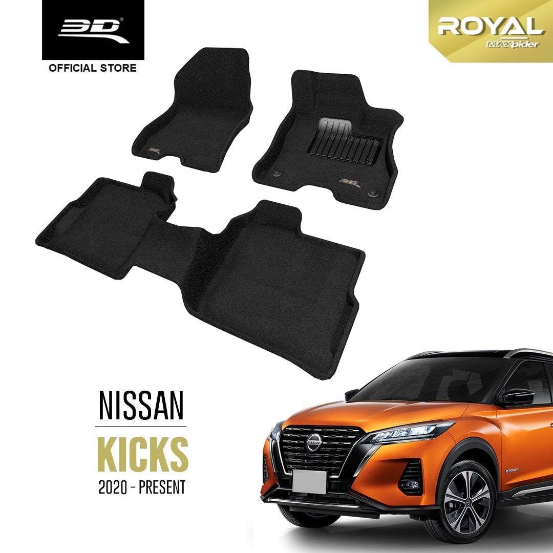 NISSAN KICKS 2020 PRESENT 3D ROYAL Car Mat