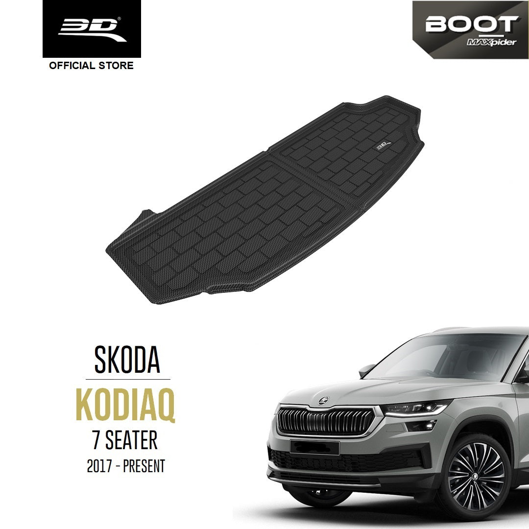 SKODA KODIAQ (BEHIND 3RD SEAT) [2017 - 2024] - 3D® Boot Liner