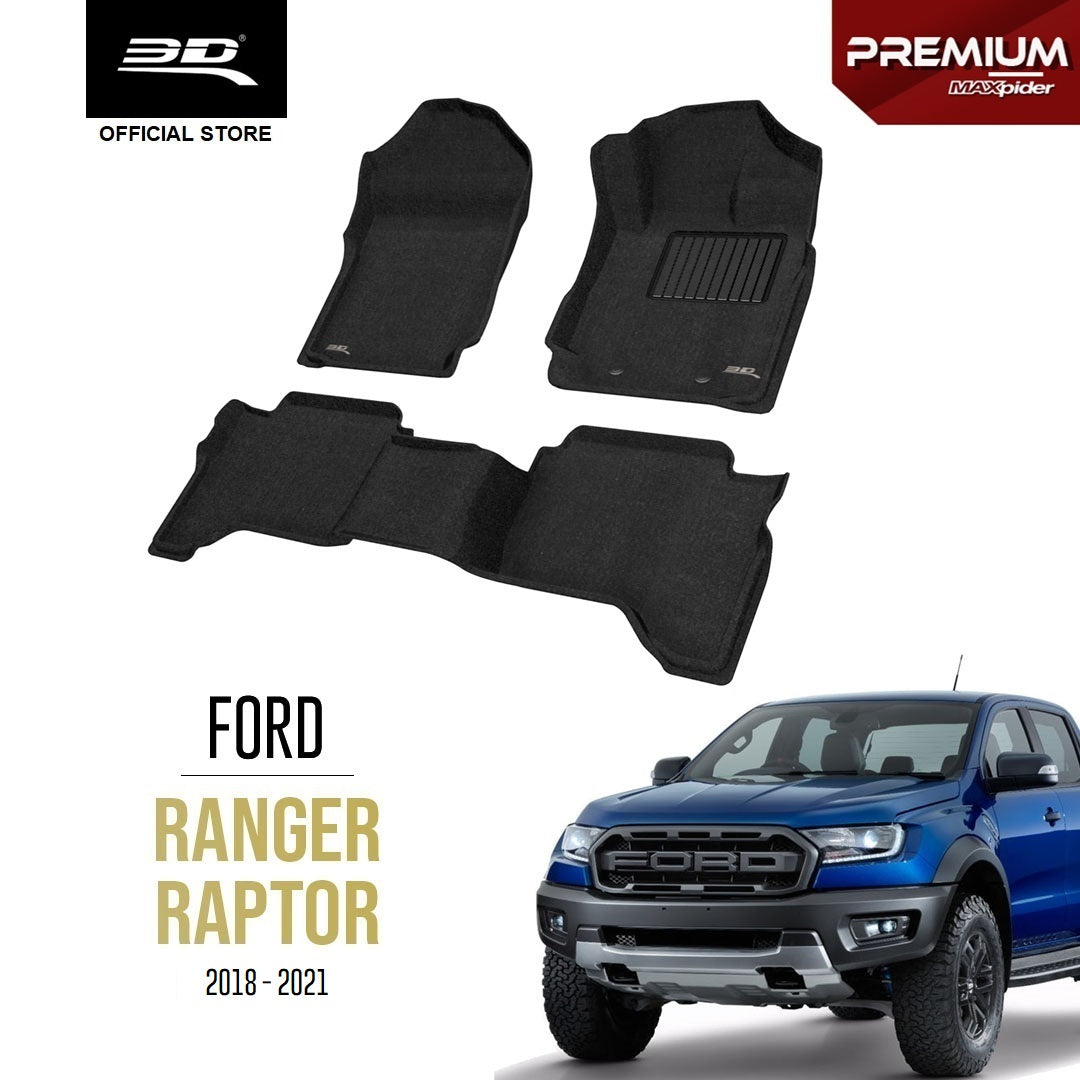 FORD RANGER RAPTOR [2018 - PRESENT] - 3D® PREMIUM Car Mat