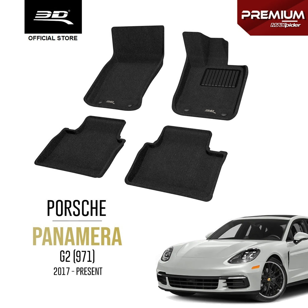 PORSCHE PANAMERA G2 (971) [2017 - PRESENT] - 3D® Premium Car Mat